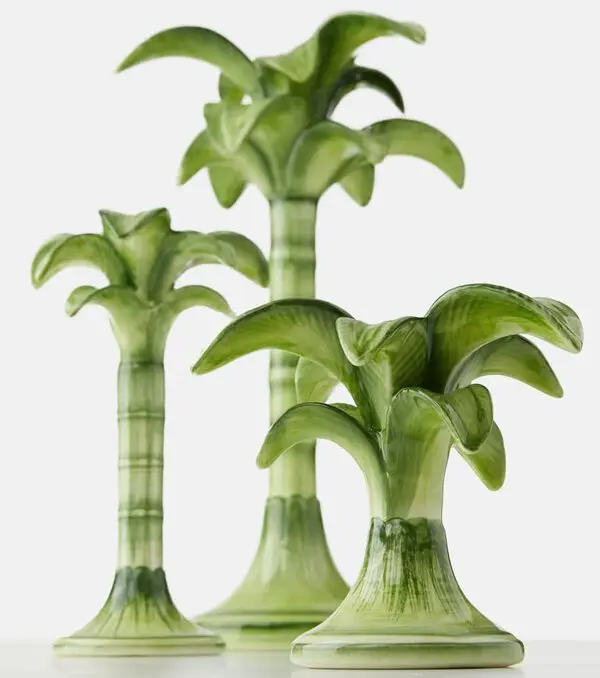 LES-OTTOMANS Palm Small Candle Holder