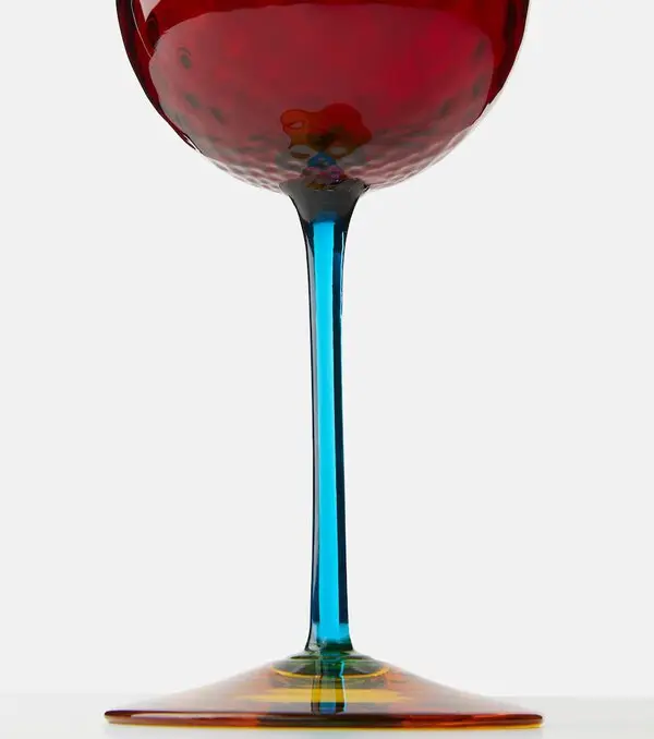 Dolce & Gabbana Murano Wine Glass - Red