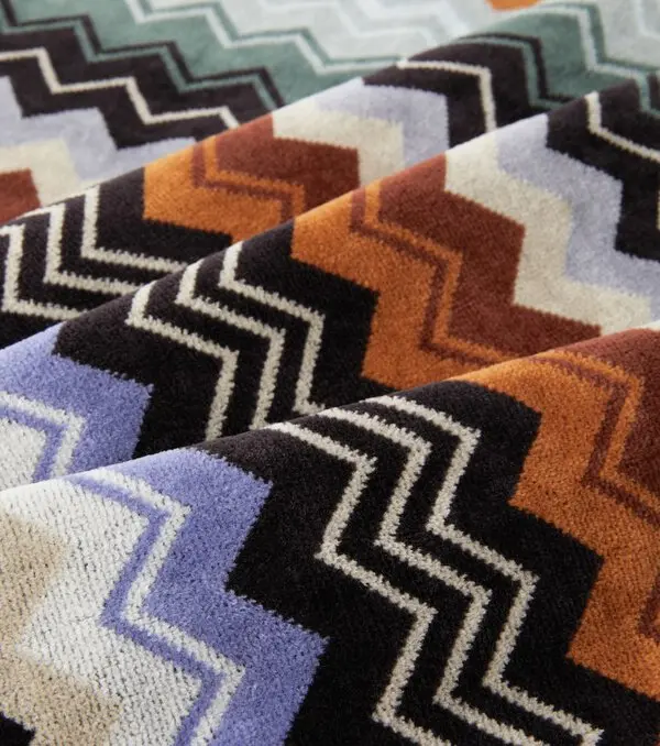 Missoni Giacomo Set Of 2 Cotton Terry Towels - Multicoloured
