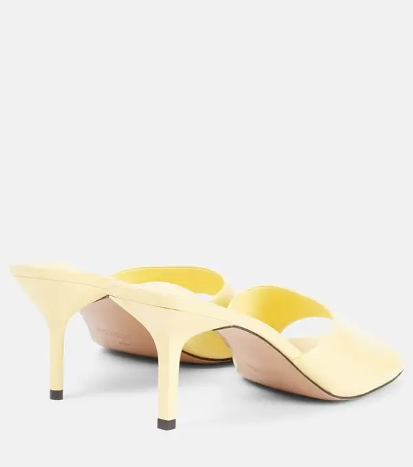 Jacquemus Cubisto 70 Leather Mules