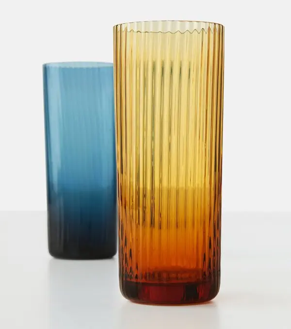 La DoubleJ Misty Rainbow Mix Set Of 4 Tumblers