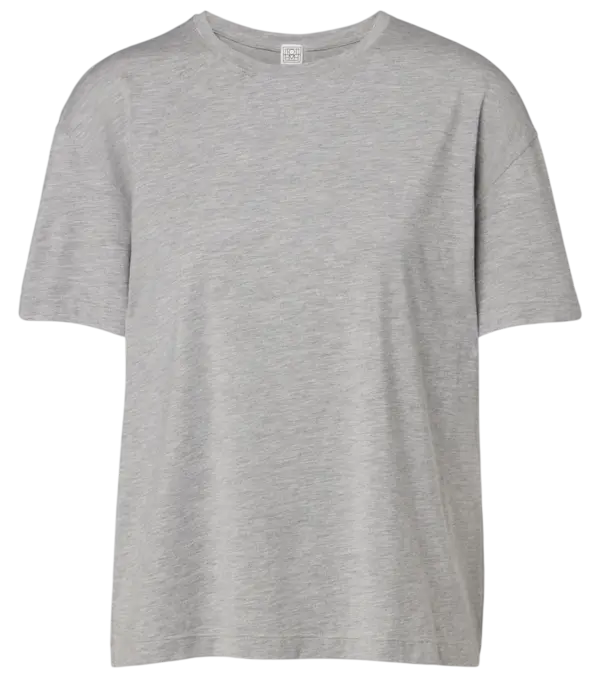 TOTEME Jersey T-shirt - Grey