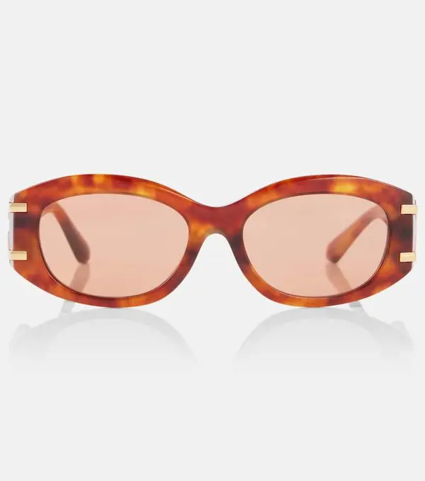 Dolce & Gabbana Dg Oval Sunglasses - Brown