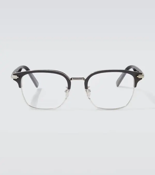 Dior Diorsuito S24u Browline Eyeglasses - Black