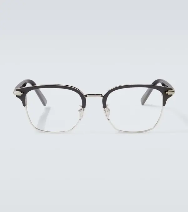 Dior Diorsuito S24u Browline Eyeglasses - Black