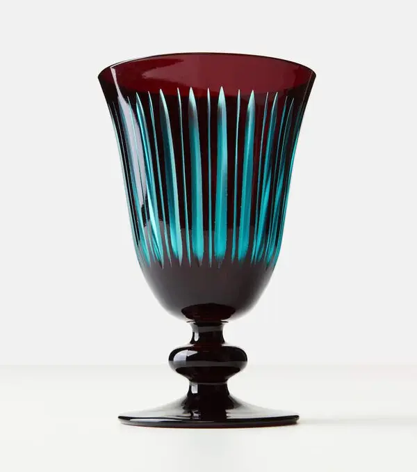 L'Objet Prism Set Of 4 Wine Glasses