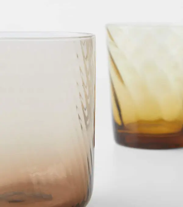 BITOSSI Set Of 6 Glass Tumblers