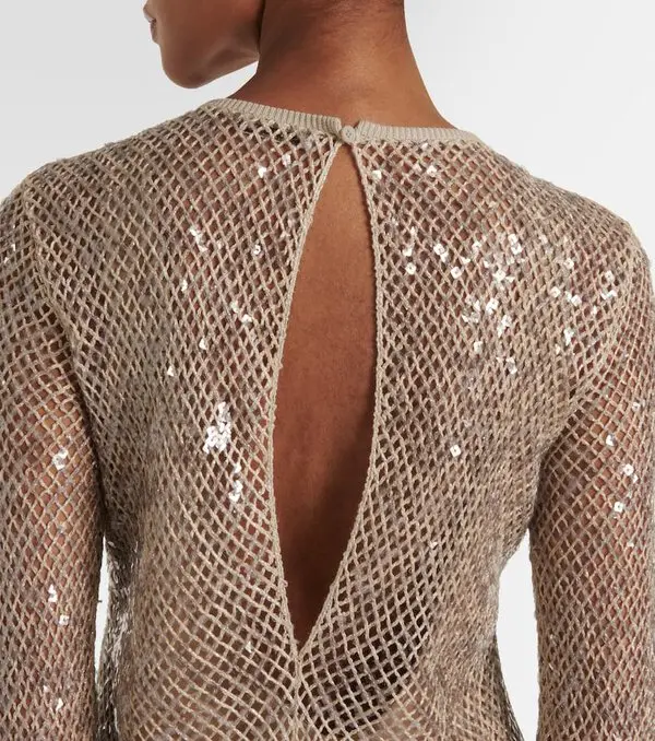 Brunello Cucinelli Sequined Gown