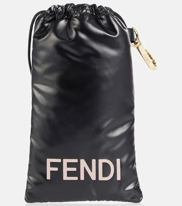 Fendi First Crystal Rectangle Sunglasses - Grey