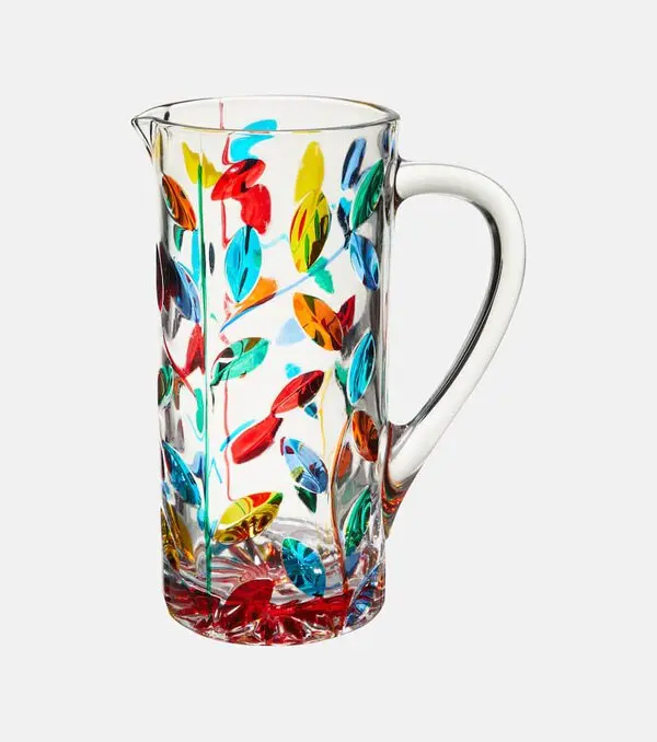 LES-OTTOMANS Floral Jug - Multicoloured
