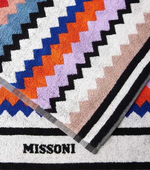 Missoni Riverbero Zigzag Cotton Terry Beach Towel