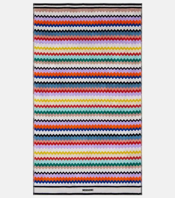 Missoni Riverbero Zigzag Cotton Terry Beach Towel