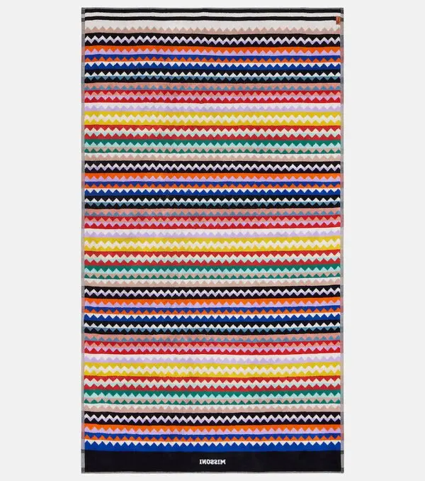 Missoni Riverbero Zigzag Cotton Terry Beach Towel