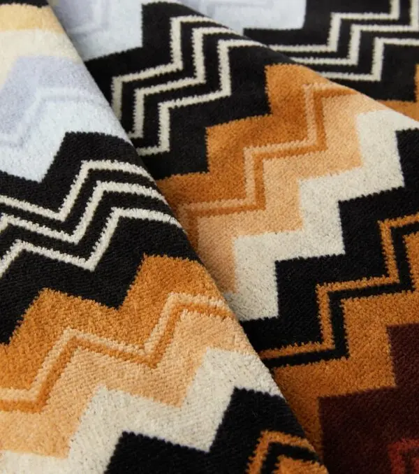 Missoni Giacomo Zigzag Set Of 2 Towels - Multicoloured