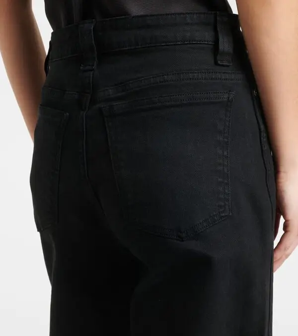 Khaite Dane High-rise Wide-leg Jeans - Blue
