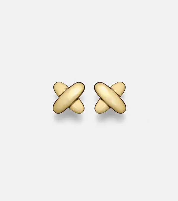 STONE AND STRAND En Kisses 14kt Stud Earrings - Gold
