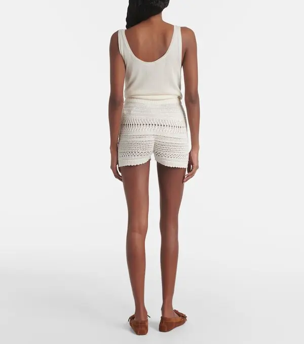 Ralph Lauren Crochet Shorts - White