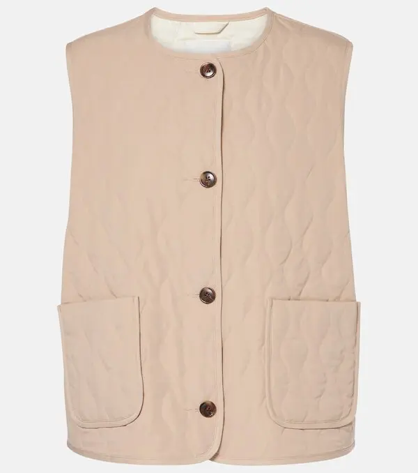 Varley Karla Quilted Twill Vest