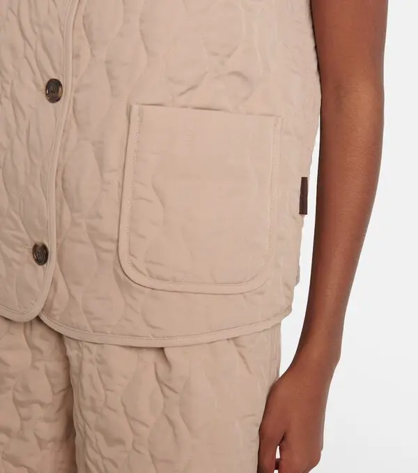 Varley Karla Quilted Twill Vest