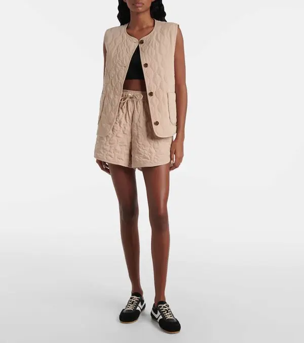 Varley Karla Quilted Twill Vest