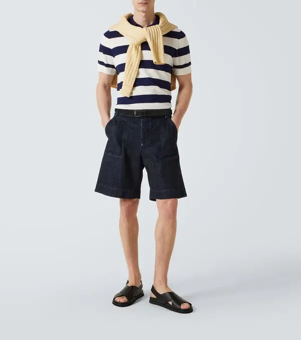 Polo Ralph Lauren Zane Leather Slingback Sandals - Black