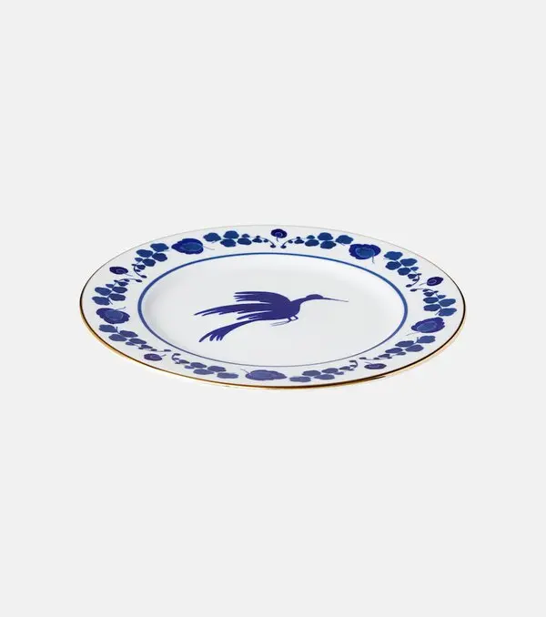 La DoubleJ Wildbird Charger Plate - Blue