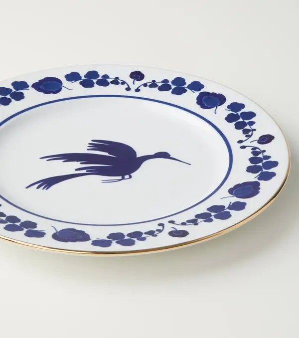 La DoubleJ Wildbird Charger Plate - Blue