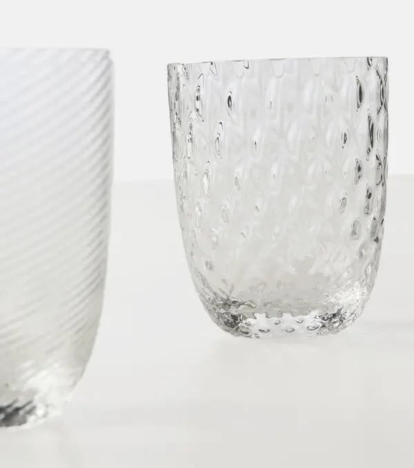 NASONMORETTI Idra Set Of 6 Glasses - White