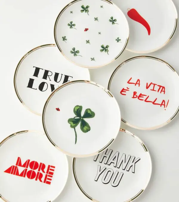 BITOSSI La Vita E Bella Set Of 6 Plates