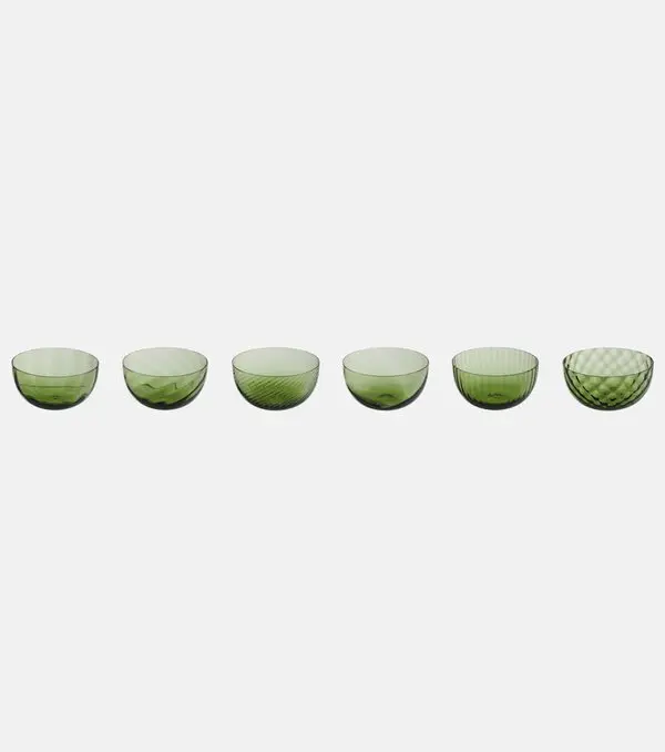 NASONMORETTI Idra Set Of 6 Cups - Green