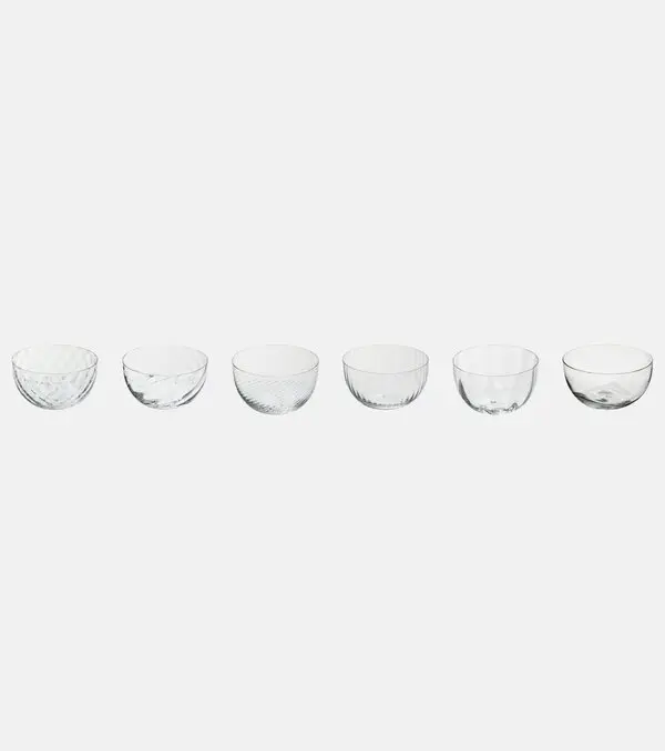 NASONMORETTI Idra Set Of 6 Cups - Neutrals