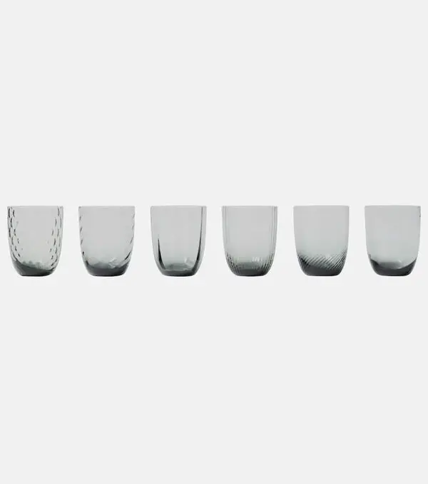 NASONMORETTI Idra Set Of 6 Glasses