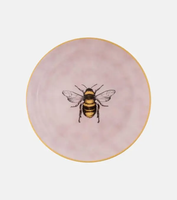 LES-OTTOMANS Insetti Bee Plate - White