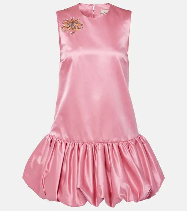 ALEMAIS Alémais Neptuna Embellished Mini Dress