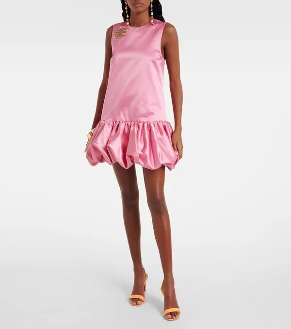 ALEMAIS Alémais Neptuna Embellished Mini Dress