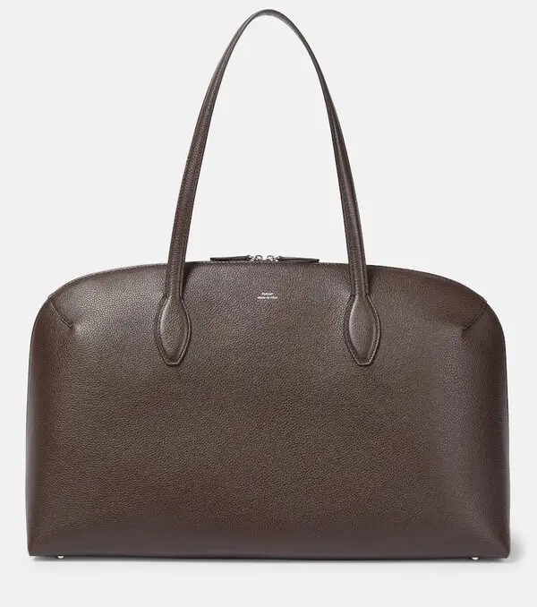 TOTEME Leather Tote Bag - Brown