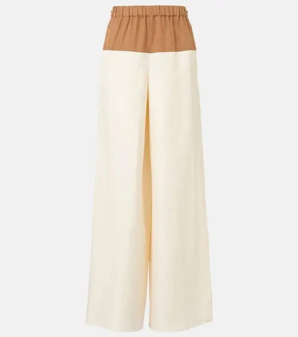 Max Mara Gestro Wide-leg Pants - White