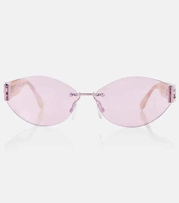 Fendi Baguette Cat-eye Sunglasses - Pink