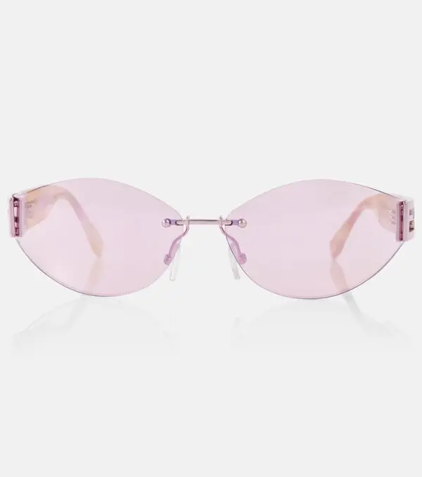 Fendi Baguette Cat-eye Sunglasses - Pink