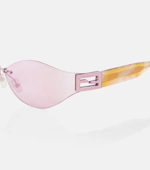 Fendi Baguette Cat-eye Sunglasses - Pink