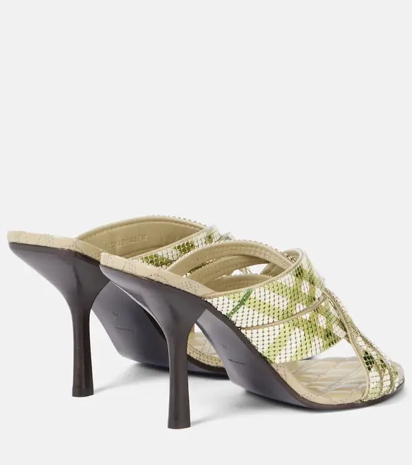 Burberry Cabana 90 Check Mules