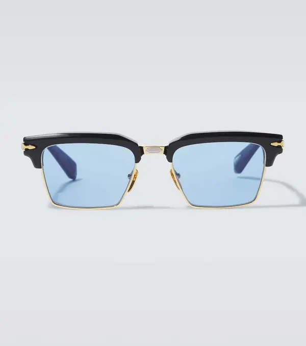 JACQUES MARIE MAGE Alin Square Sunglasses - Black