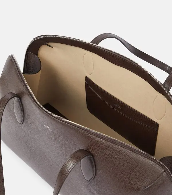 TOTEME Leather Tote Bag - Brown