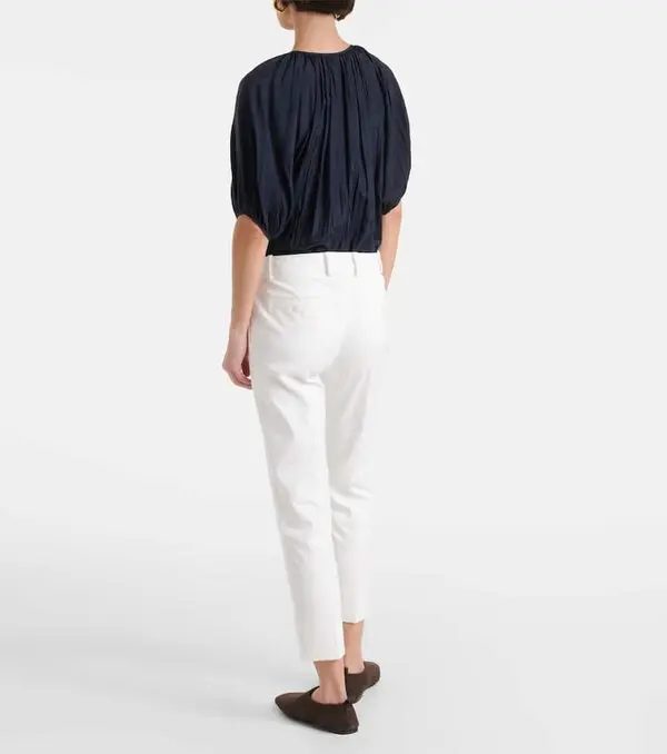 JOSEPH Bing Court Cotton-blend Gabardine Chinos