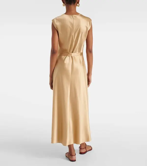 JOSEPH Garnier Silk Satin Midi Dress