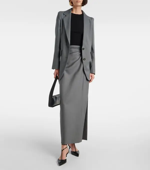 Max Mara Ebridi Wool, Mohair, And Silk Blazer