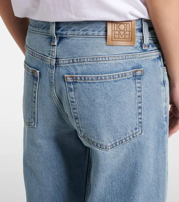 TOTEME Low-rise Straight Jeans - Blue