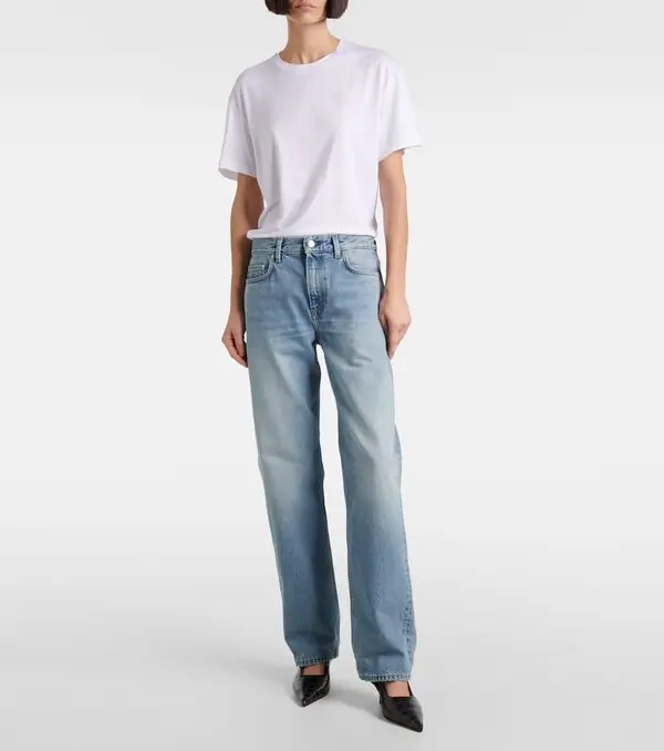 TOTEME Low-rise Straight Jeans - Blue
