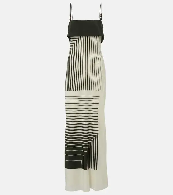SIR. Leilana Striped Maxi Dress