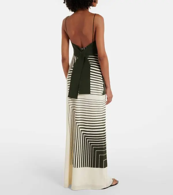 SIR. Leilana Striped Maxi Dress